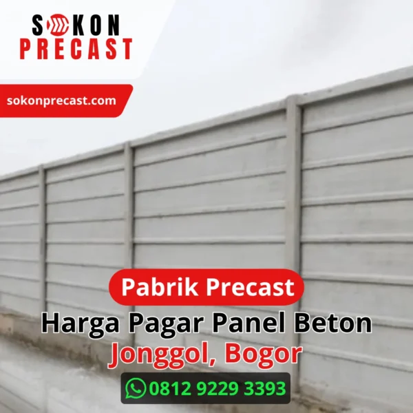 Harga Pagar Panel Beton Jonggol, Bogor Terpasang Per Meter 2026